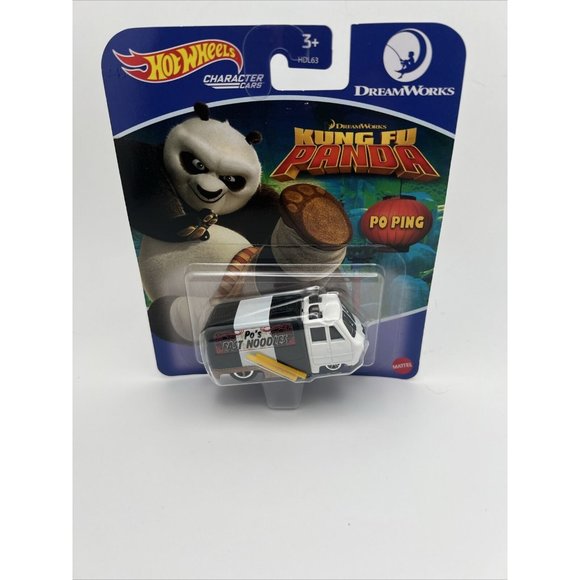 Toys | Hot Wheels Character Cars 223 Kung Fu Panda Po Ping Fast Noodles ...